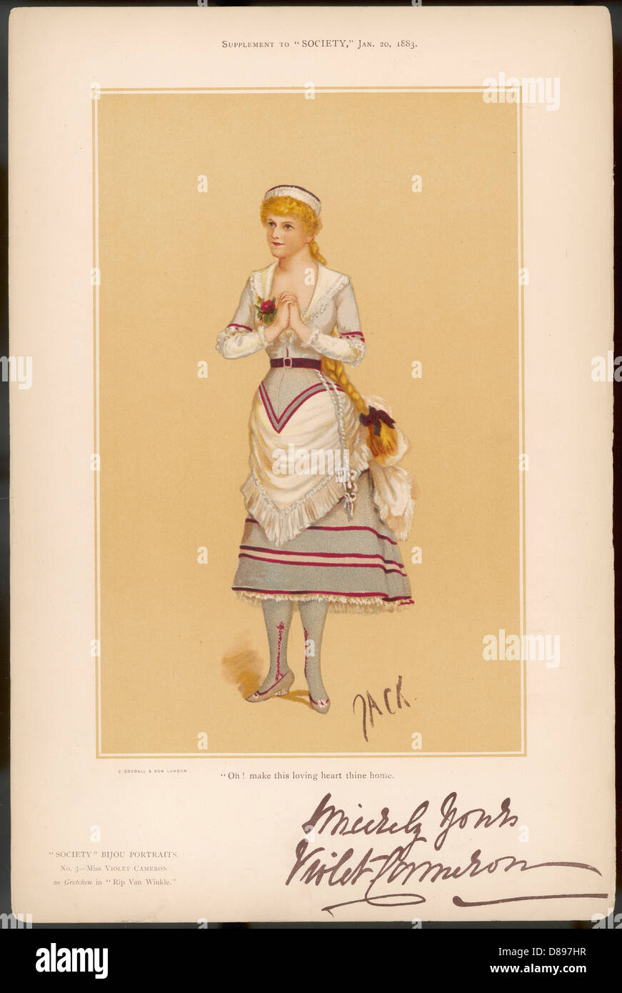 VIOLET CAMERON, ACTRESS Stock Photo - Alamy