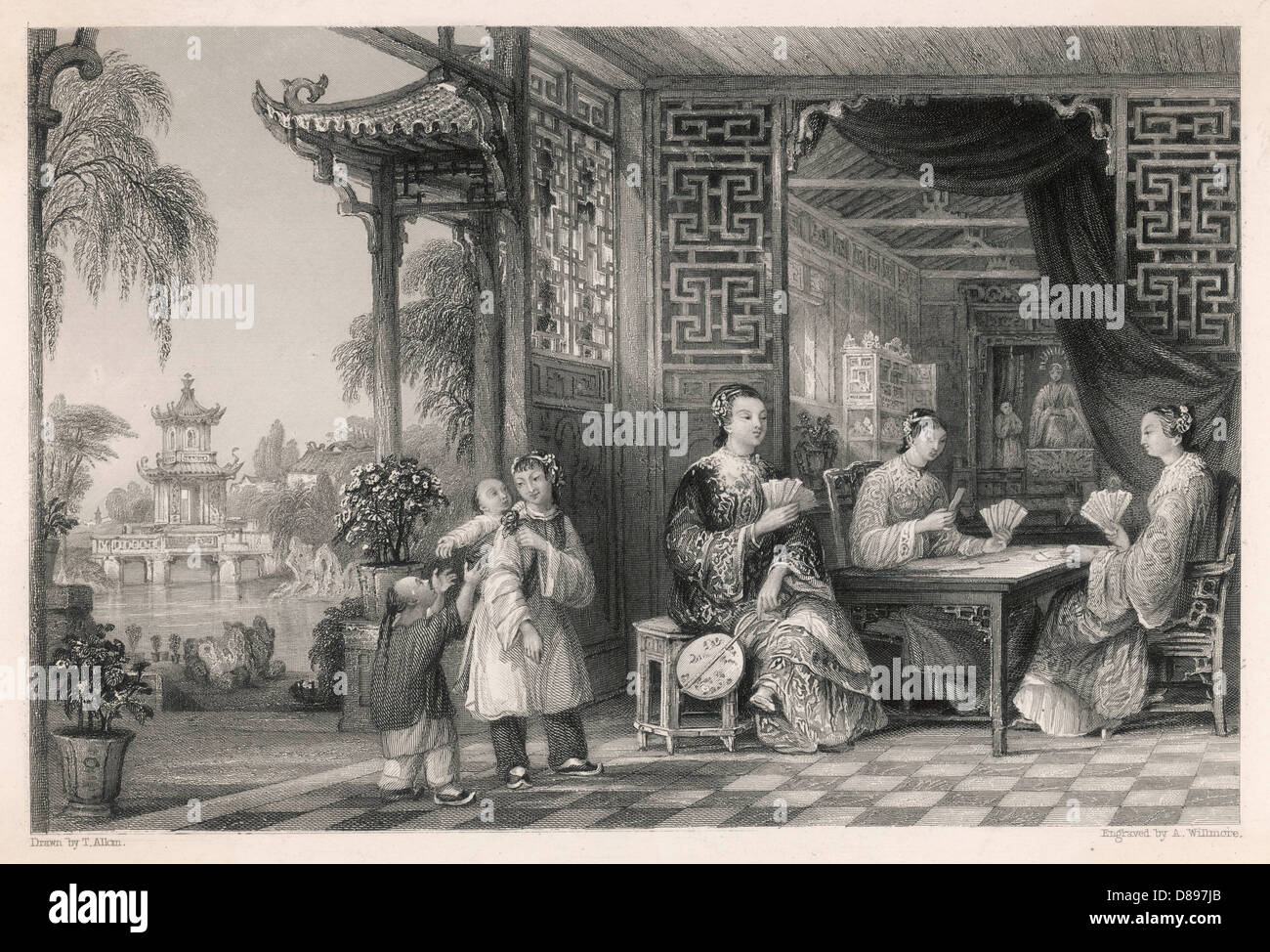 Children playing card game china hi-res stock photography and images ...