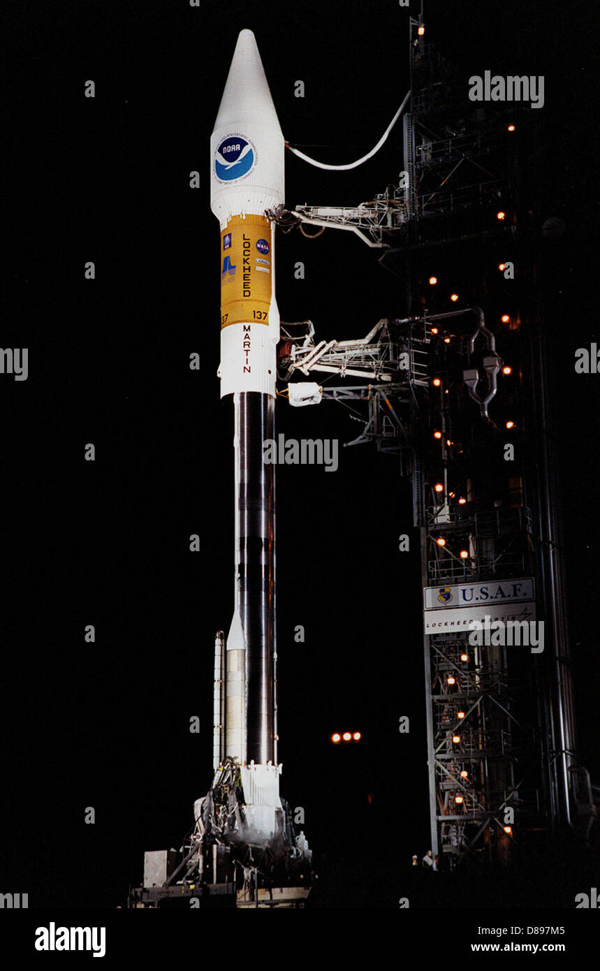 The Atlas II rocket launched the GOES-L weather satellite into orbit ...