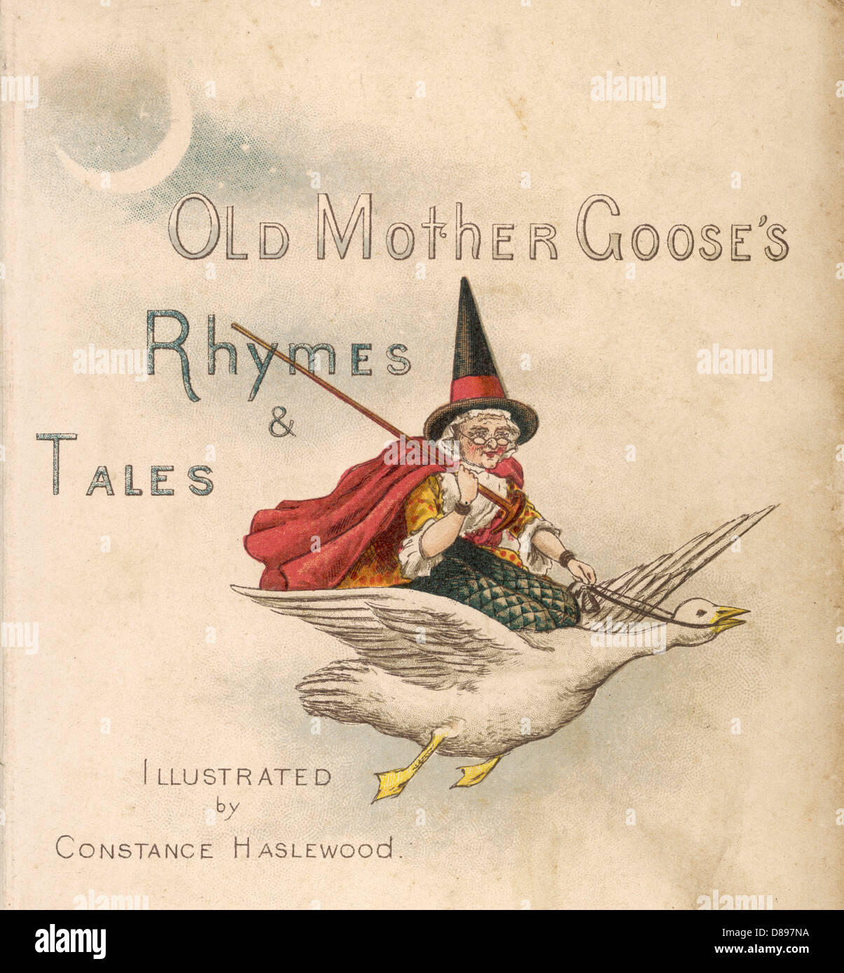 Old Mother Goose Flying Stock Photo - Alamy