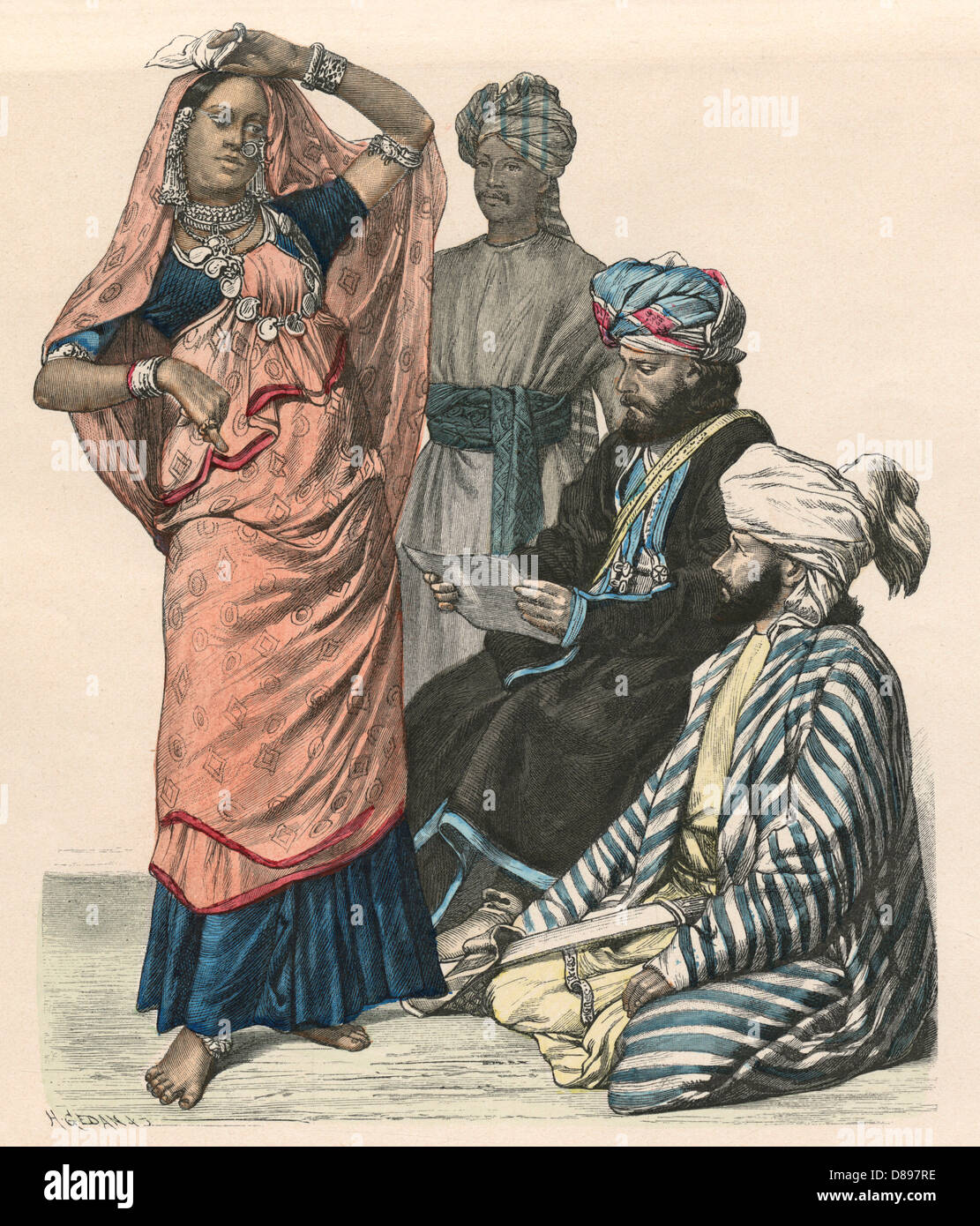 Racial india dancer hi-res stock photography and images - Alamy