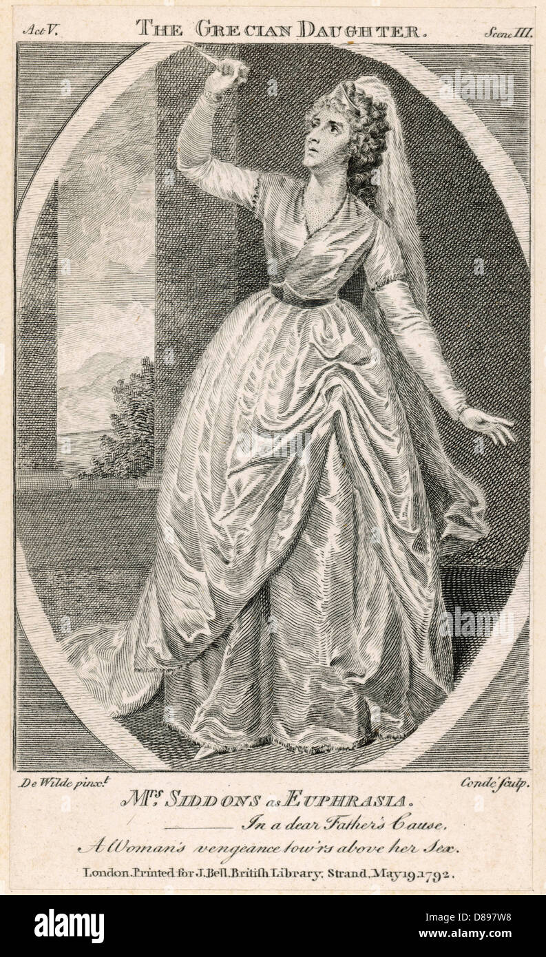 Siddons as Euphrasia Stock Photo - Alamy