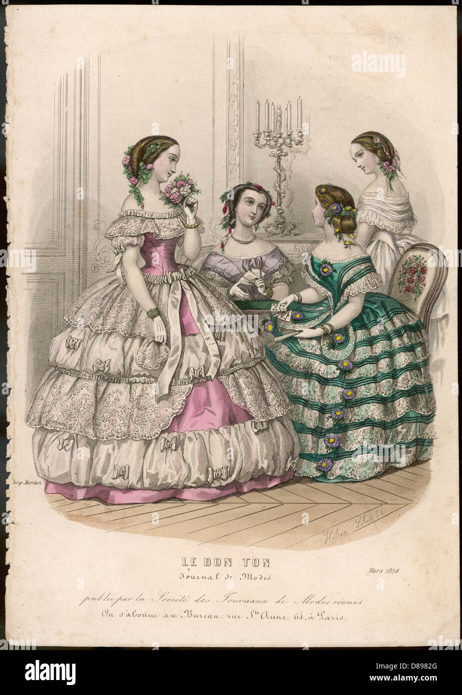Party Dresses 1856 Stock Photo - Alamy