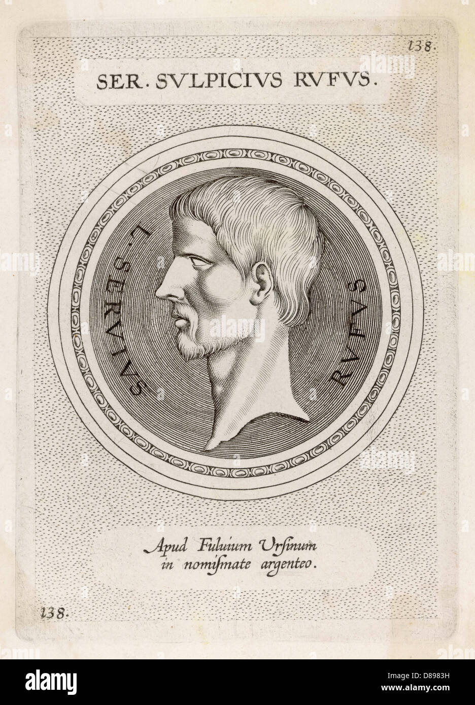 Servius sulpicius hi-res stock photography and images - Alamy