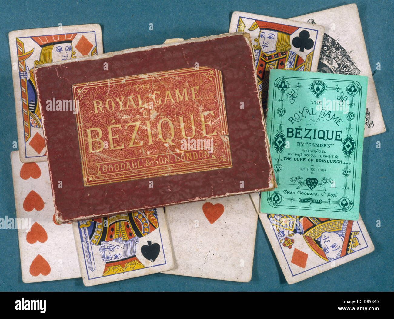 Game Of Bezique Stock Photo - Alamy