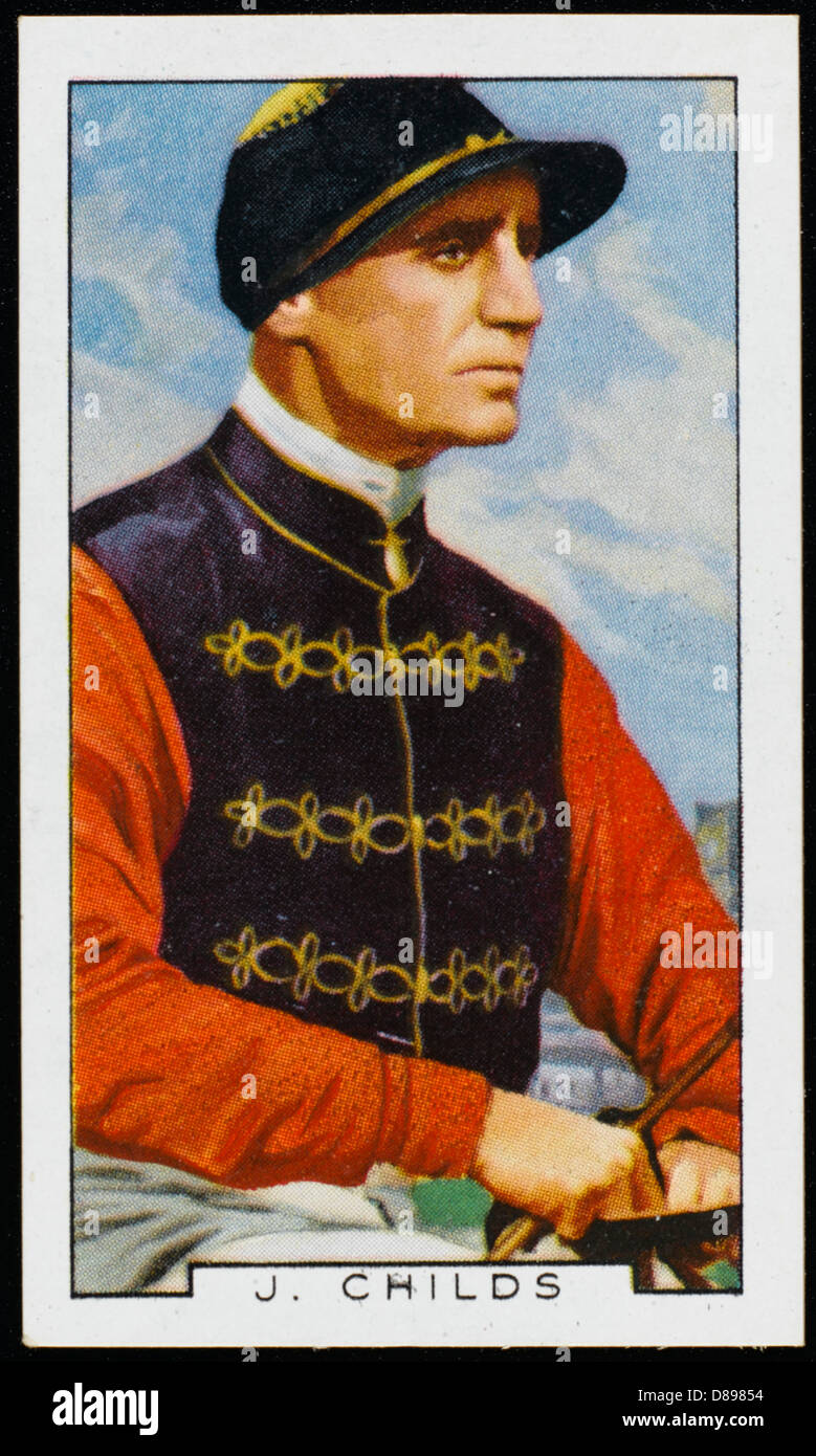 Jockey - Joe Childs 20th century Stock Photo - Alamy