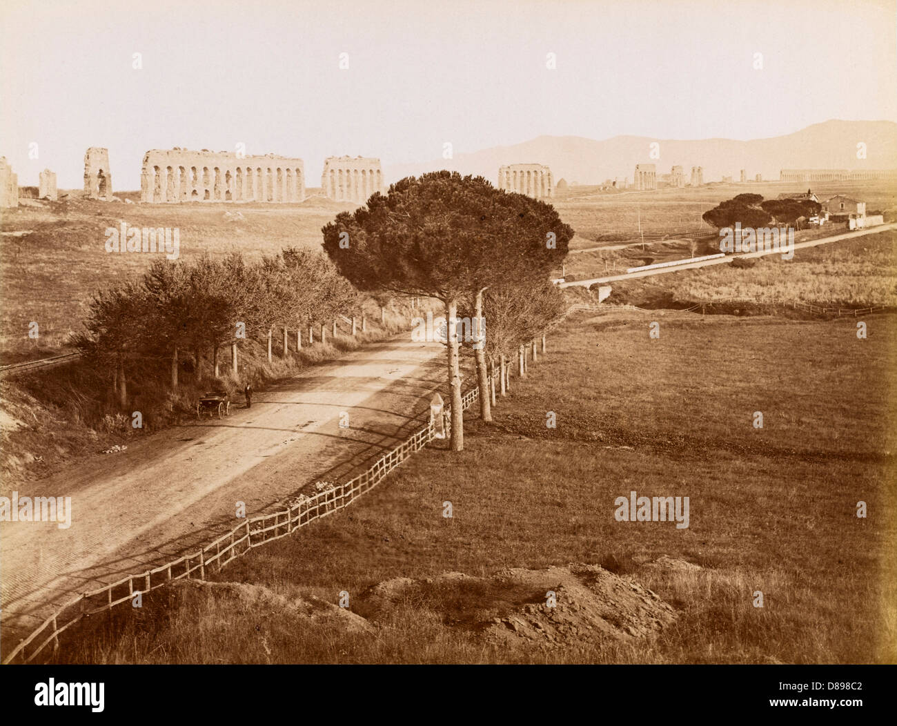 Appian Way Rome Stock Photo - Alamy
