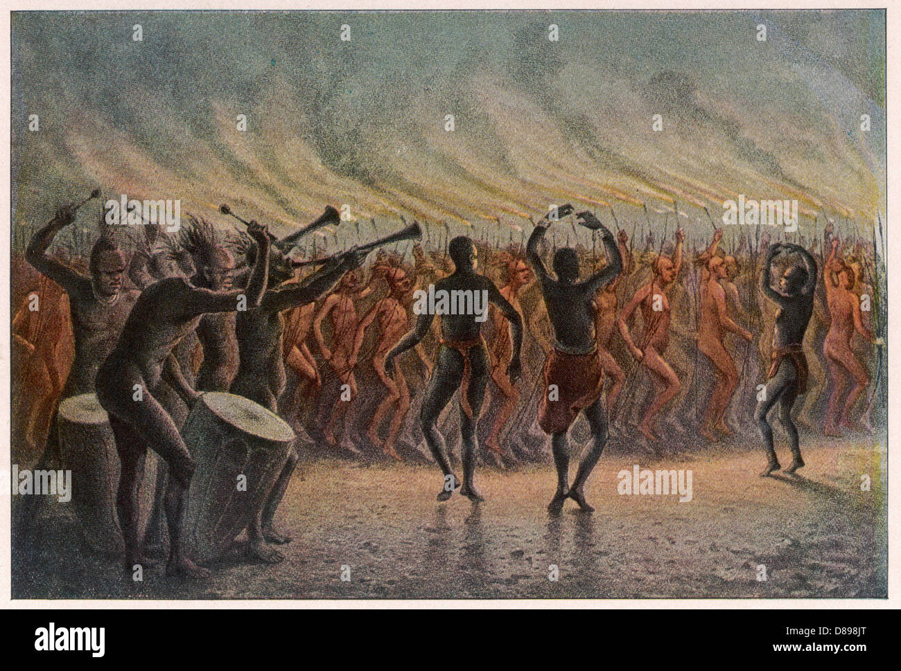 Africa war dance hi-res stock photography and images - Alamy