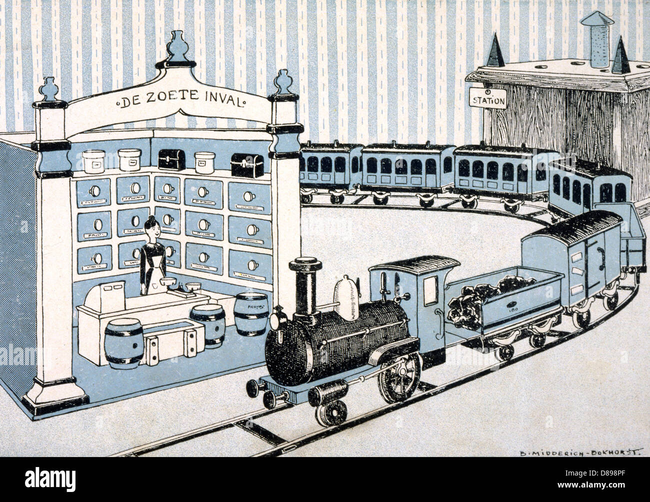 Model train set hi-res stock photography and images - Alamy