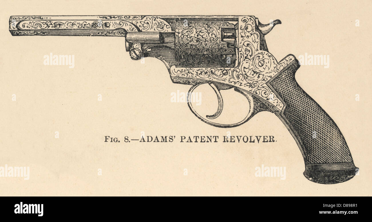 ADAM'S PATENT REVOLVER Stock Photo - Alamy