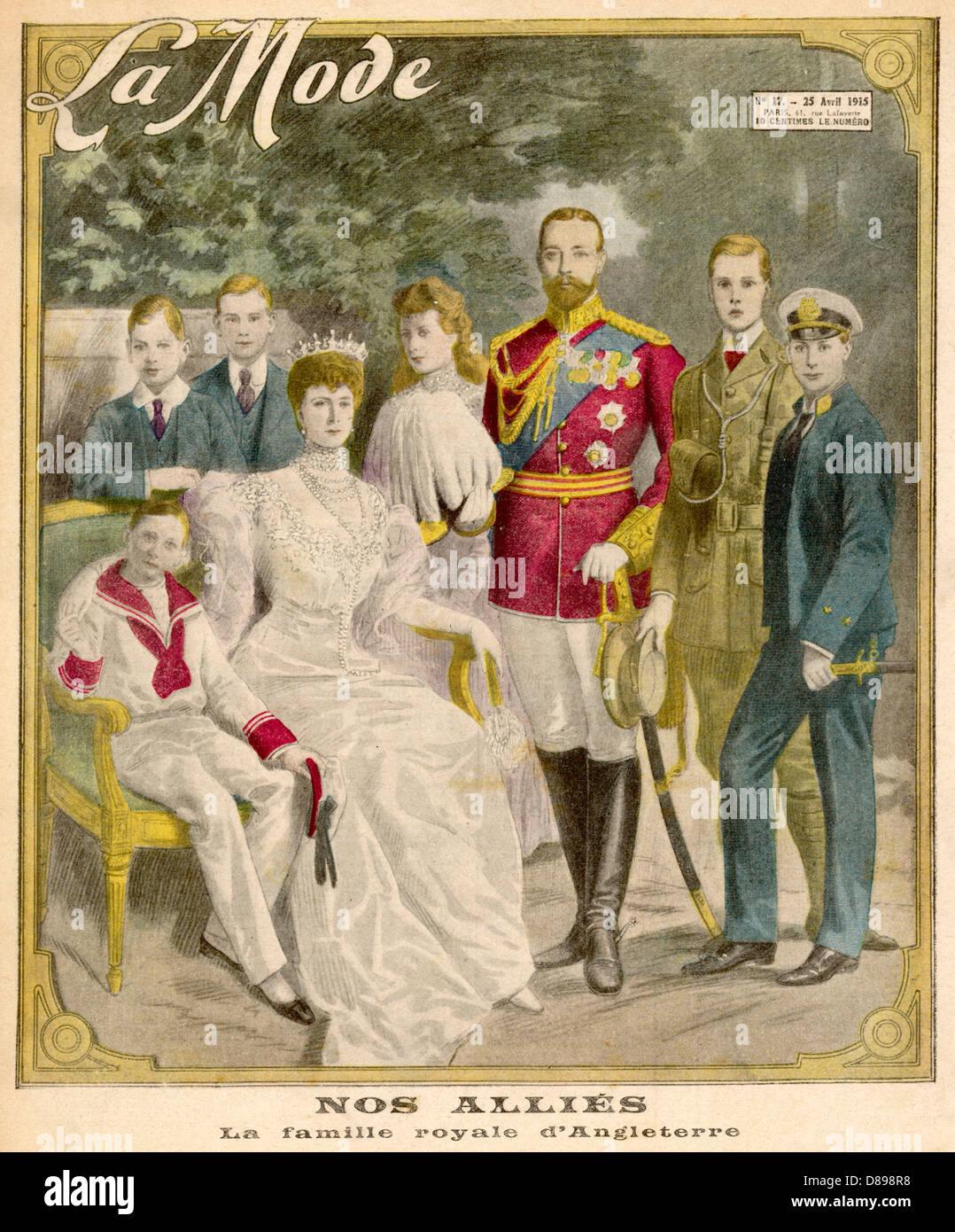 GEORGE V AND FAMILY Stock Photo - Alamy