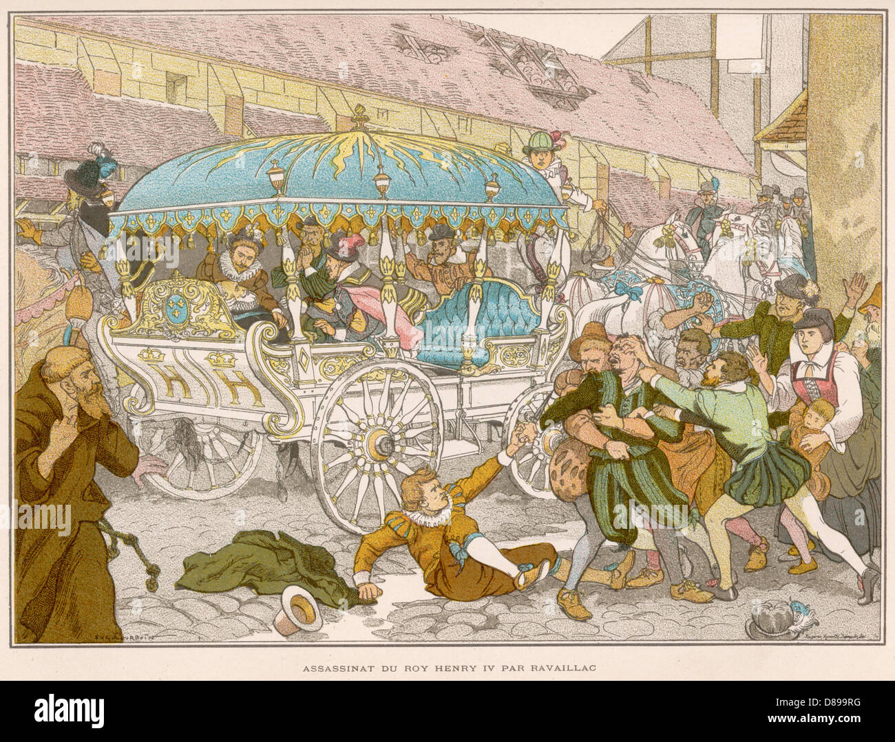 HENRI IV ASSASSINATED Stock Photo - Alamy