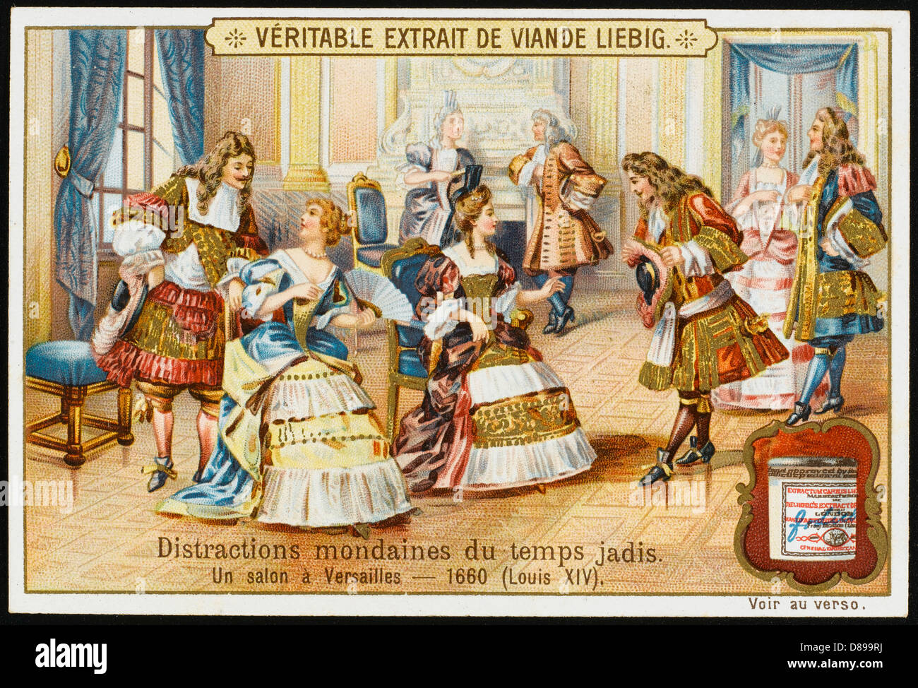 FRENCH SALON C1660 Stock Photo - Alamy