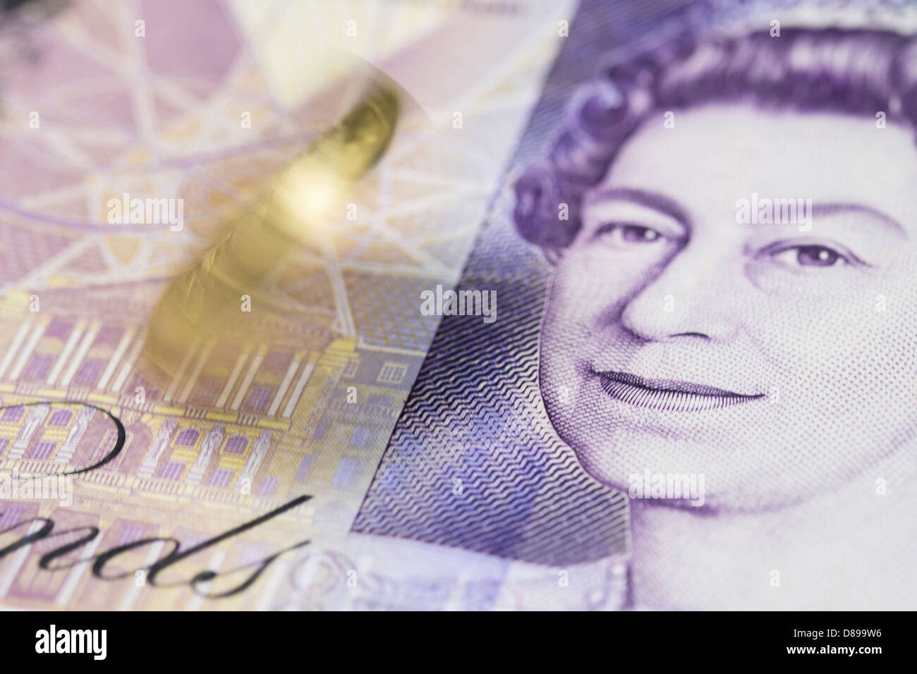 20 pound note hi-res stock photography and images - Alamy