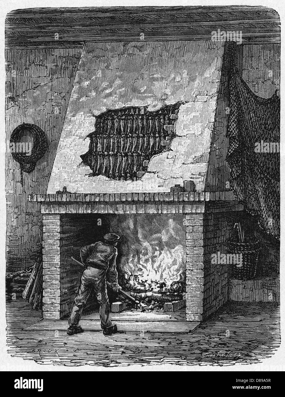 Smoking fish hi-res stock photography and images - Alamy