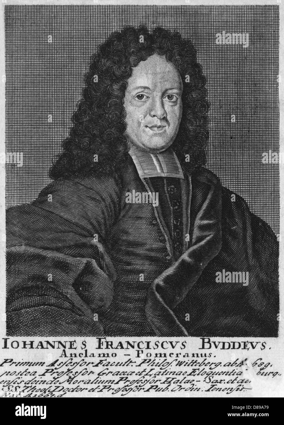 JOHANN FRANZ BUDDAEUS Stock Photo - Alamy