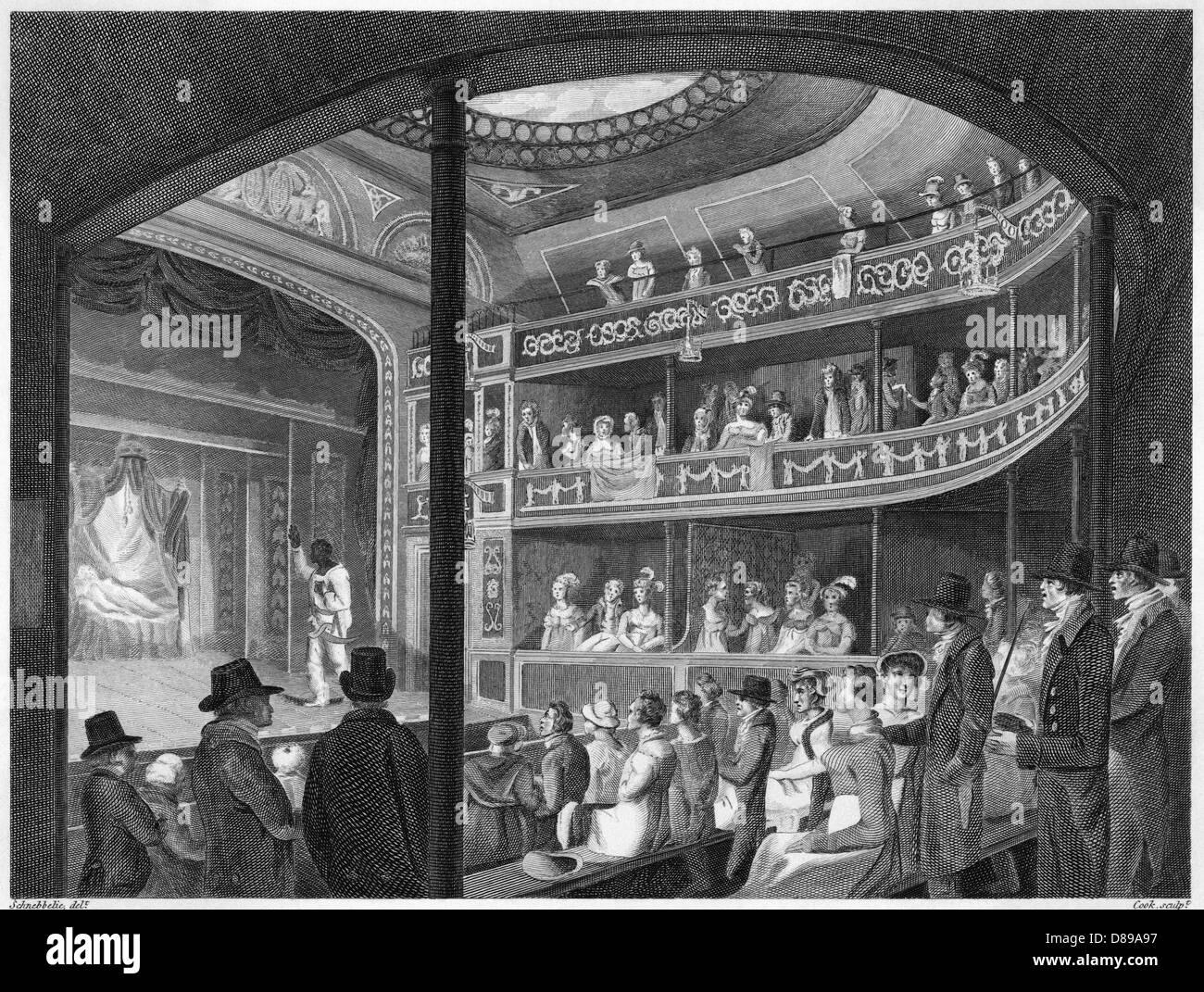 Regency Theatre 1817 Stock Photo - Alamy