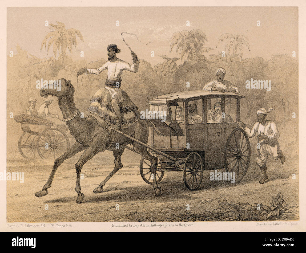 Indian Camel Cart Stock Photo - Alamy