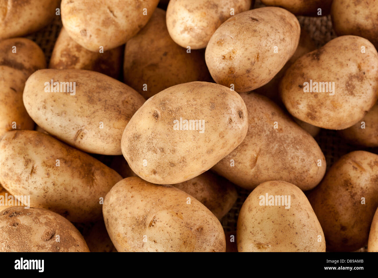 Fresh Organic Whole Potato on a background Stock Photo - Alamy