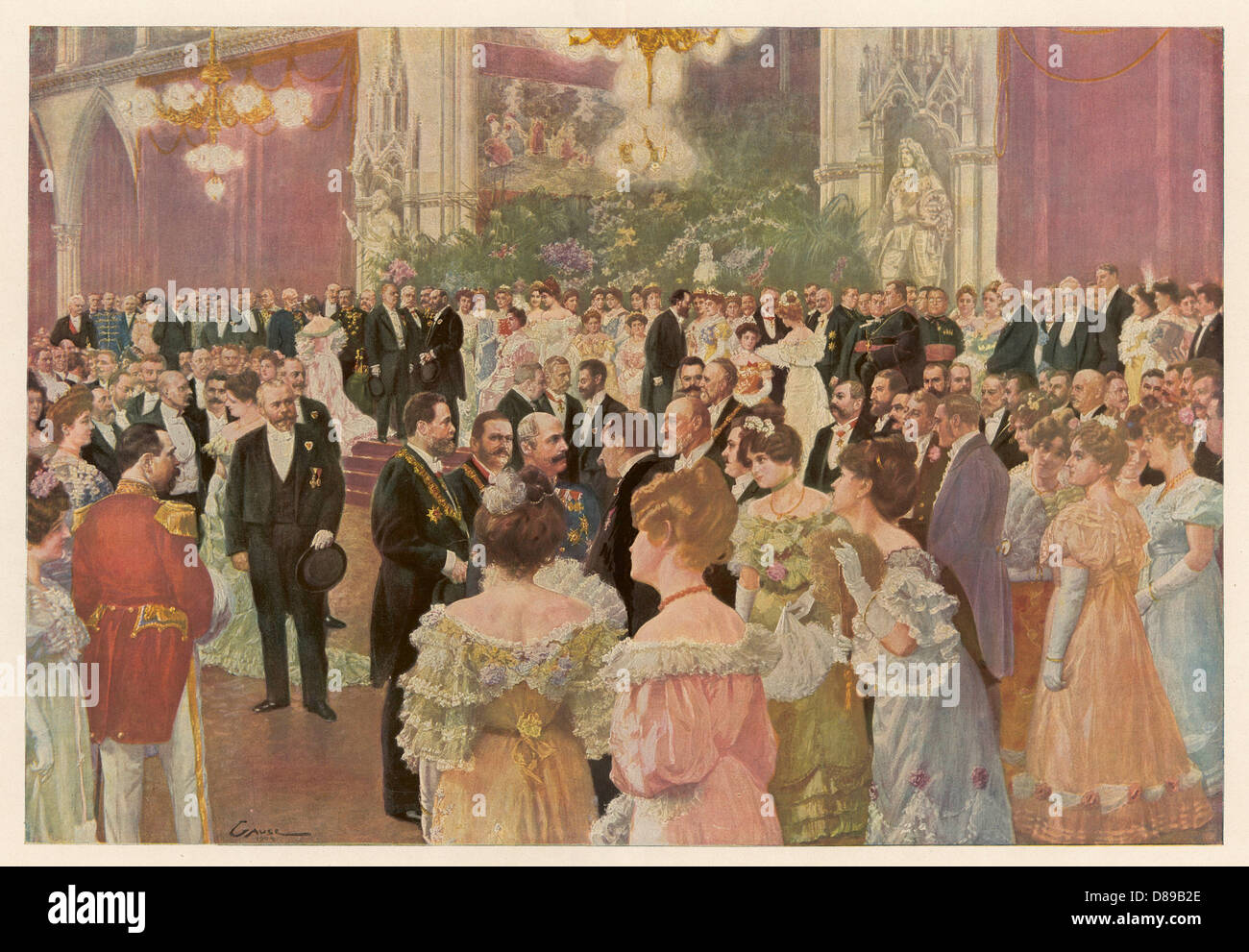 SOCIAL/VIENNA BALL 1904 Stock Photo - Alamy