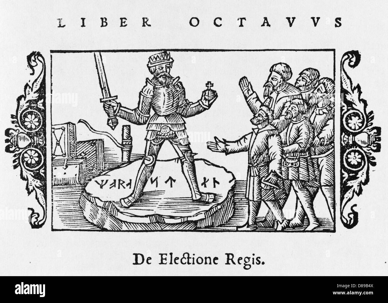 ELECTING A KING/1555 Stock Photo - Alamy