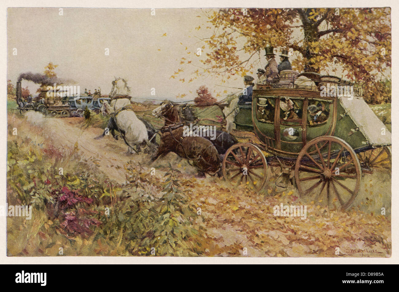 One coach train hi-res stock photography and images - Alamy