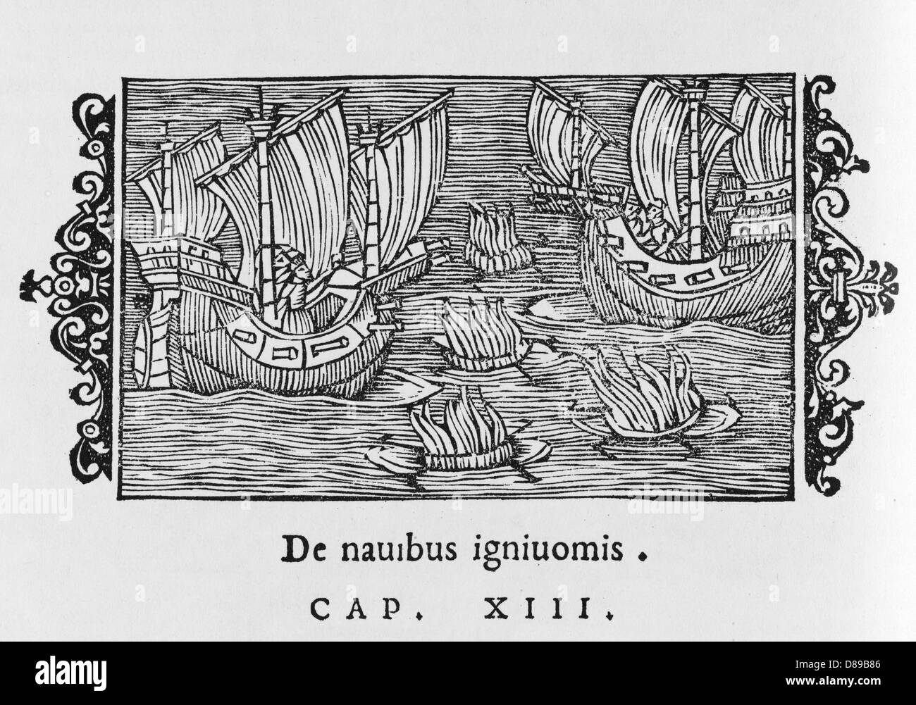 Sea Battle 1550 Stock Photo - Alamy