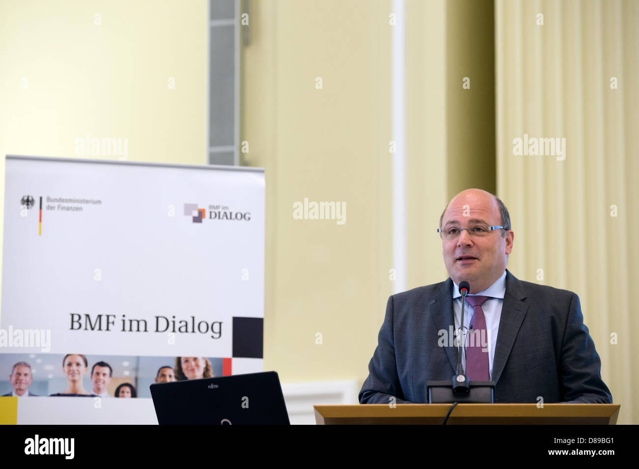 Berlin, Germany. May 22nd 2013. German Secretary of State to Finance ...