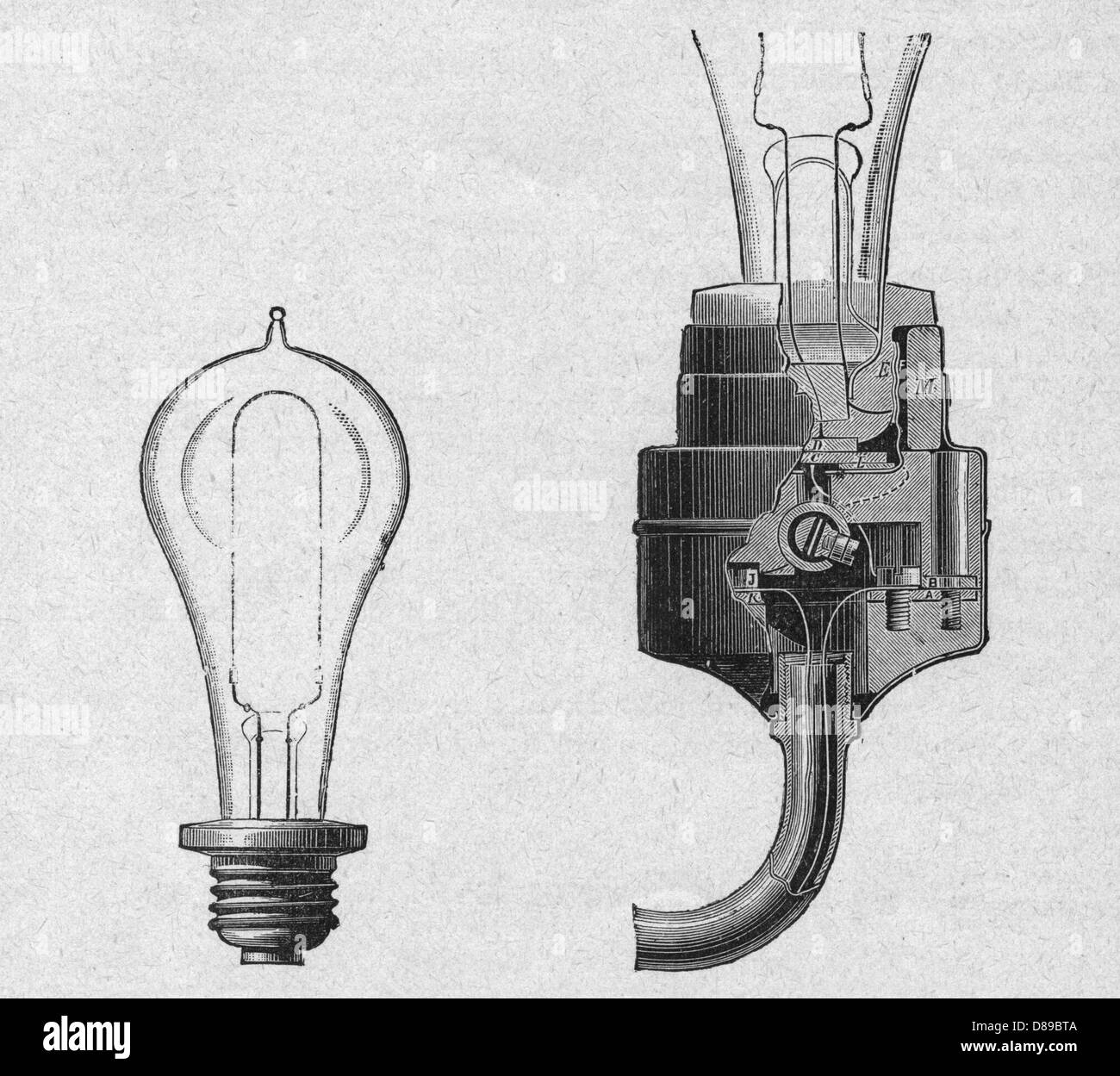Lamp edison hi-res stock photography and images - Alamy
