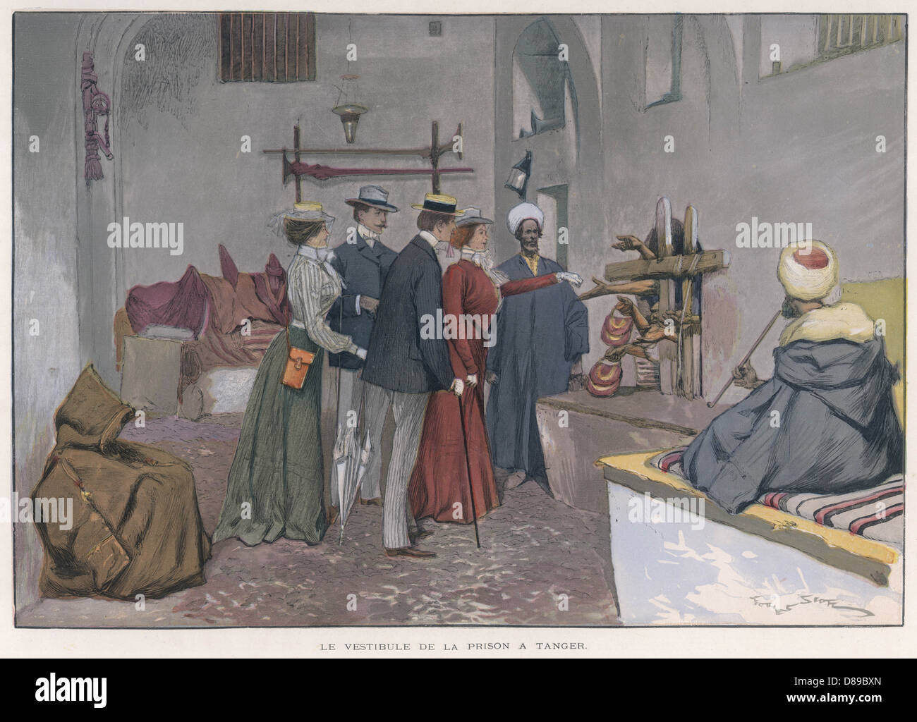 VISITING PRISON MOROCCO Stock Photo - Alamy