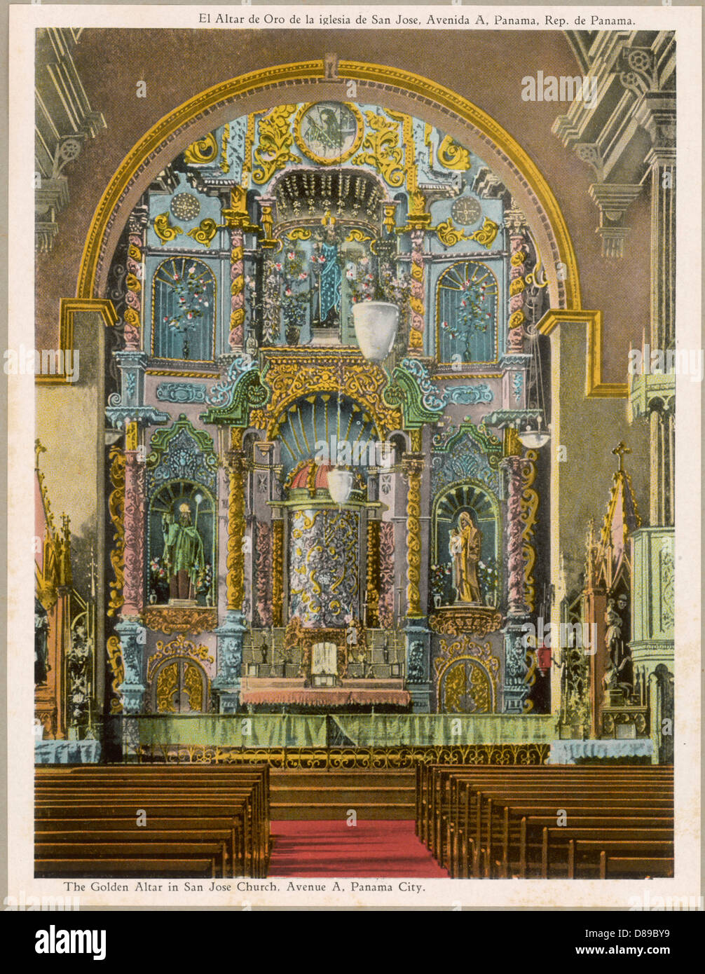 Catholic church altar panama hi-res stock photography and images - Alamy