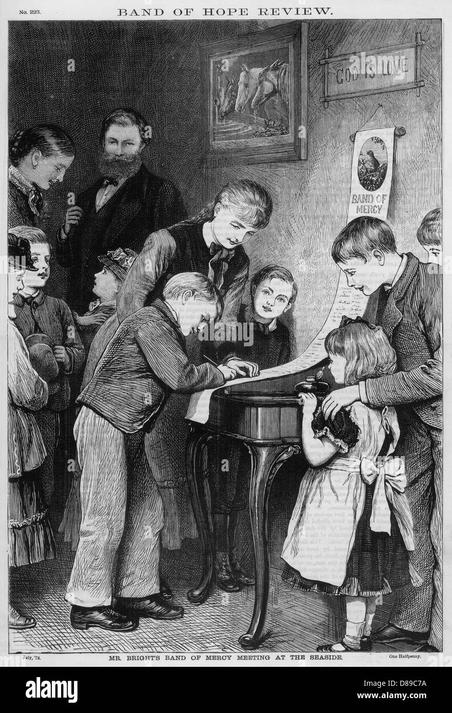 BAND OF MERCY 1879 Stock Photo - Alamy