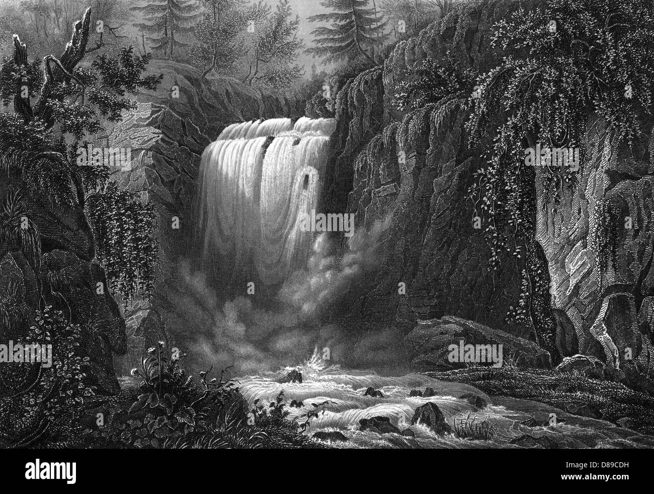 Geroldsau waterfalls hi-res stock photography and images - Alamy