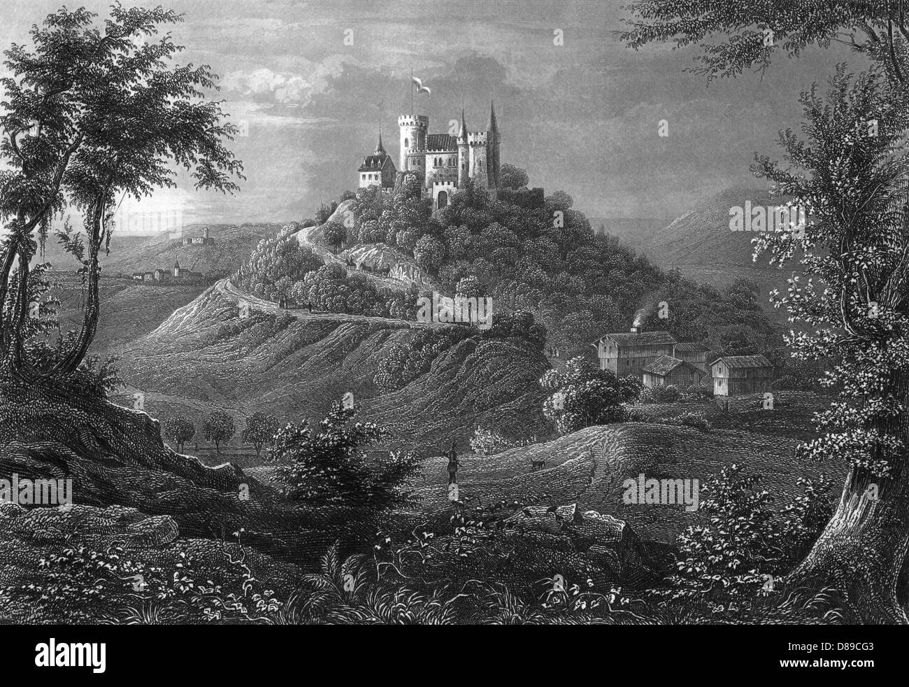 Landsberg castle hi-res stock photography and images - Alamy