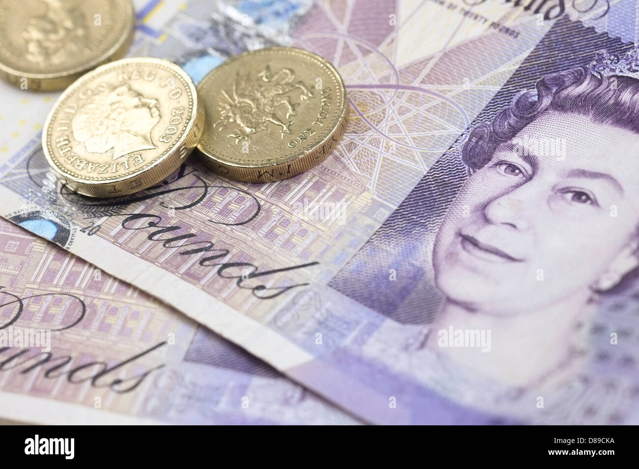 20 pound note hi-res stock photography and images - Alamy