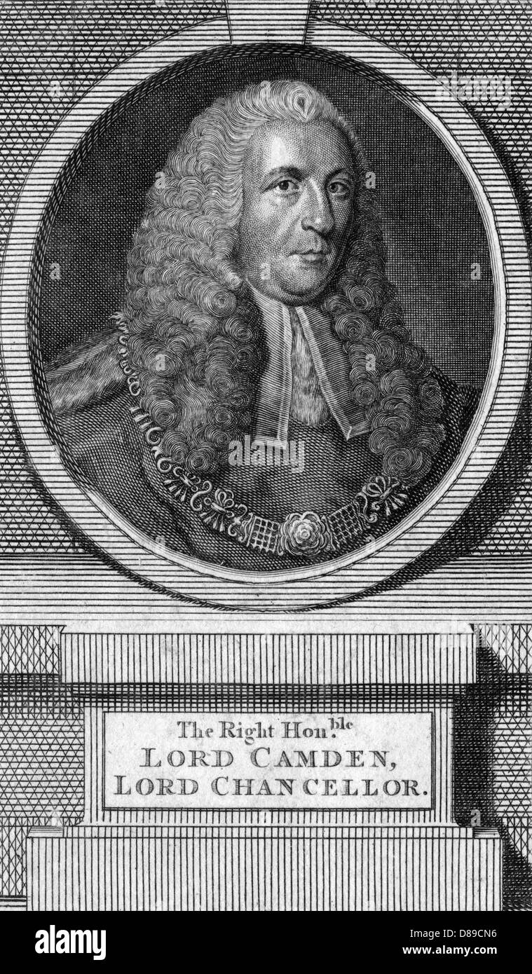 Charles pratt first earl camden hi-res stock photography and images - Alamy