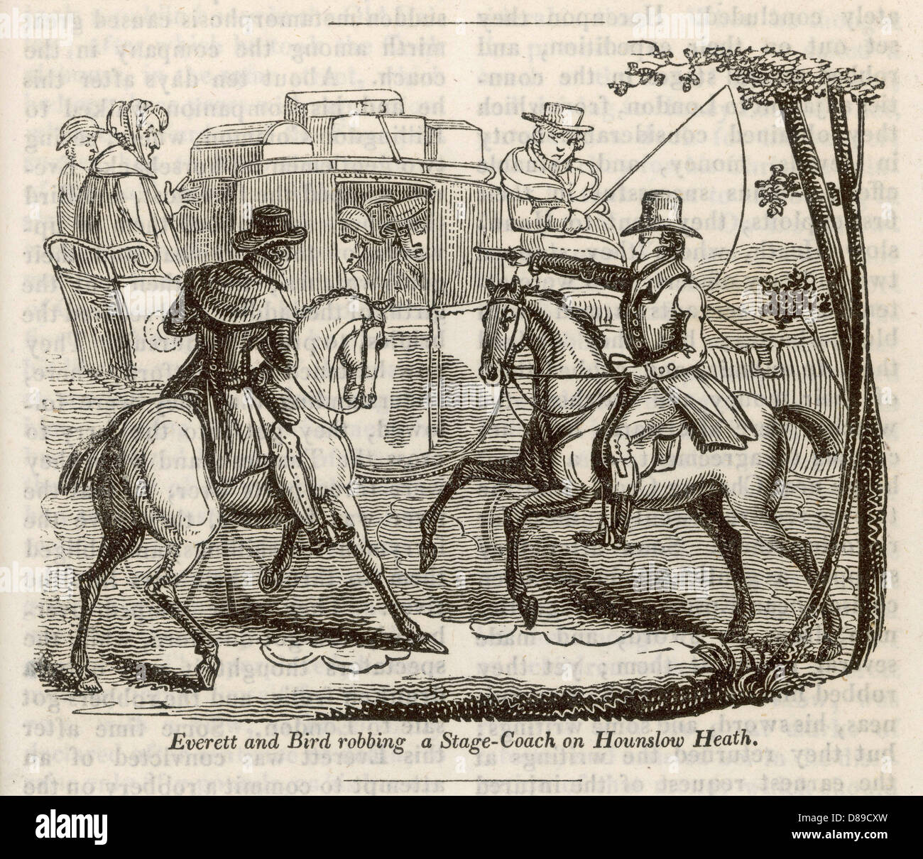 C18th Highwaymen Robbers Stock Photo - Alamy