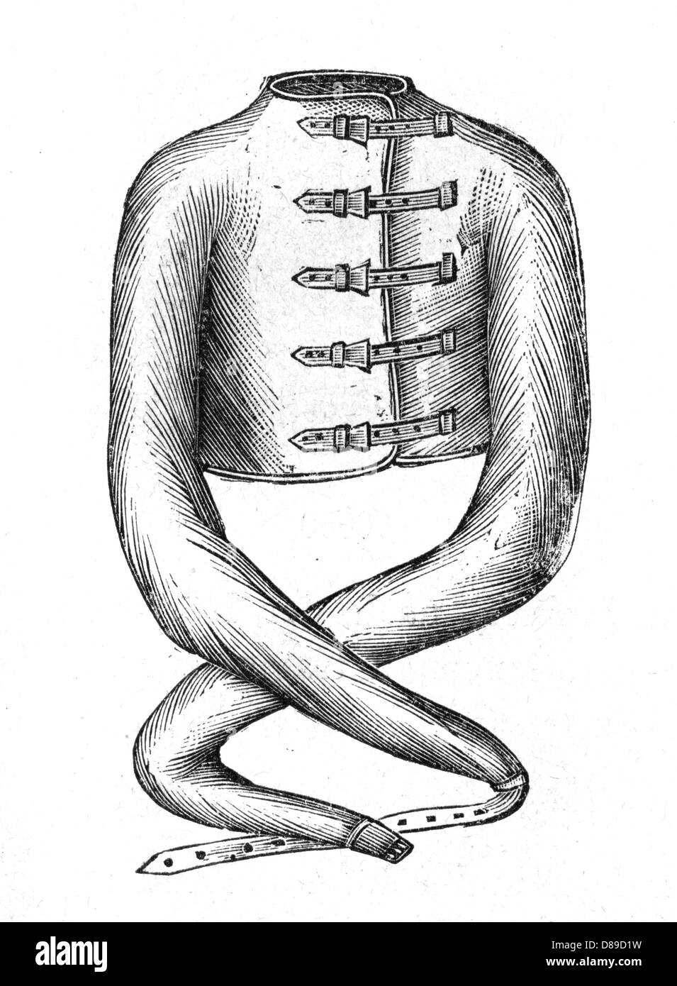 Strait jacket Black and White Stock Photos & Images - Alamy