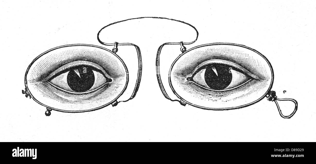 SPECTACLES WITH EYES Stock Photo - Alamy