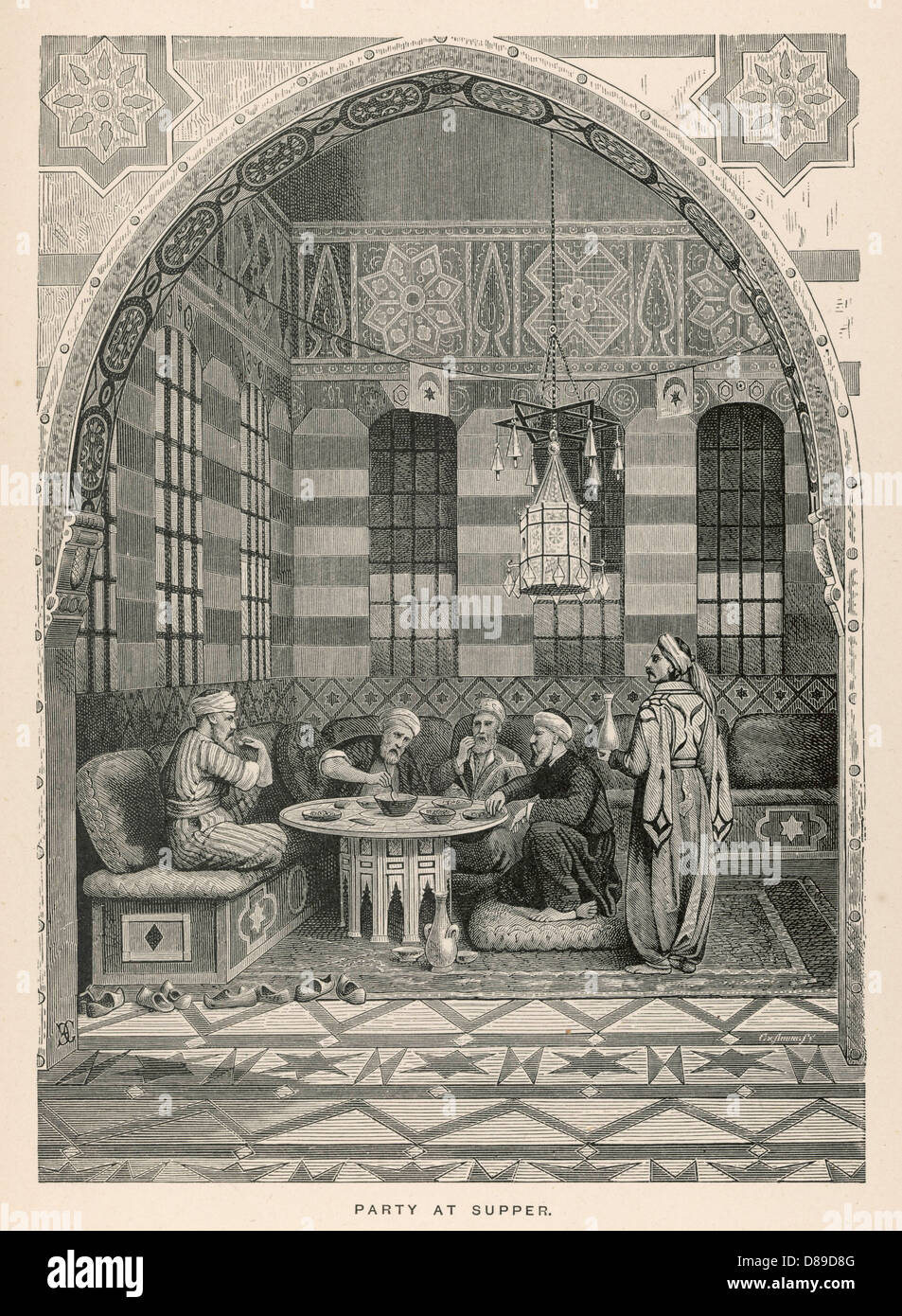 An Egyptian Party Stock Photo - Alamy