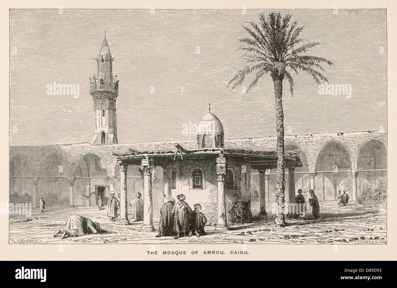 AMROU MOSQUE CAIRO Stock Photo - Alamy