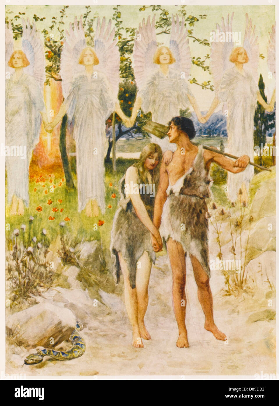 Temptation of adam and eve hi-res stock photography and images - Alamy
