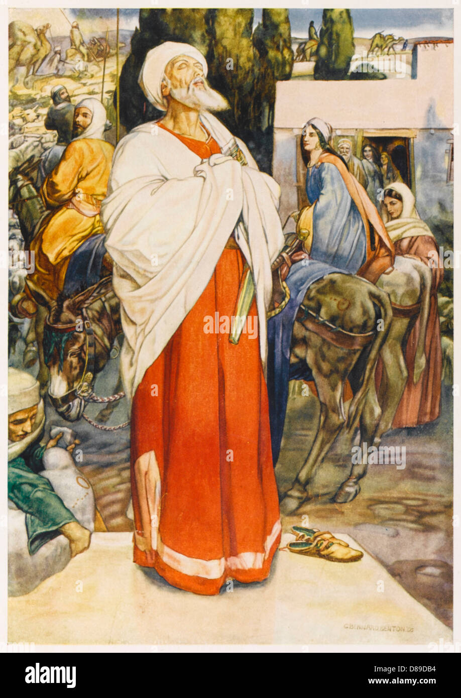 ABRAHAM LEAVES HOME Stock Photo - Alamy
