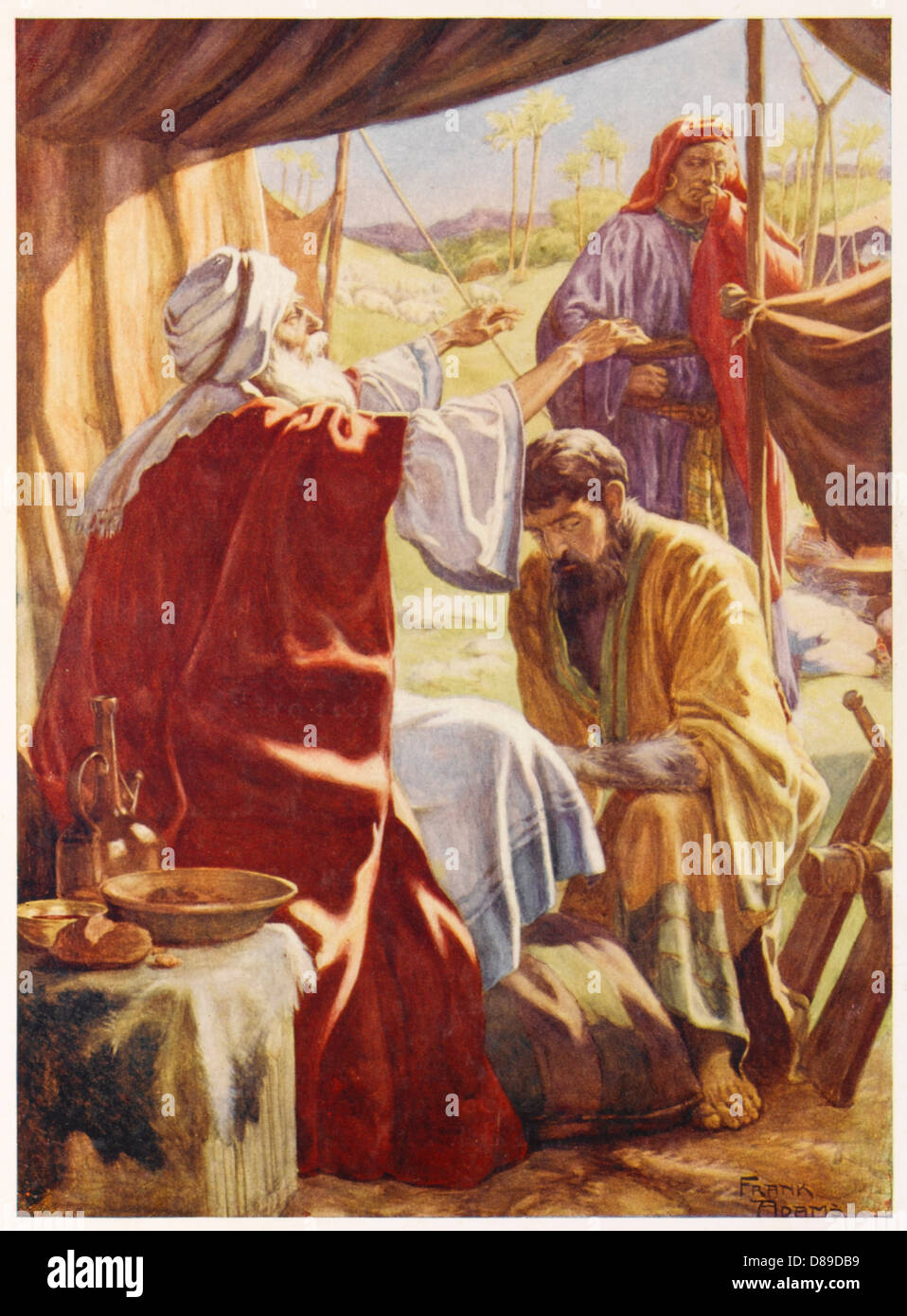 Isaac blessing jacob hi-res stock photography and images - Alamy