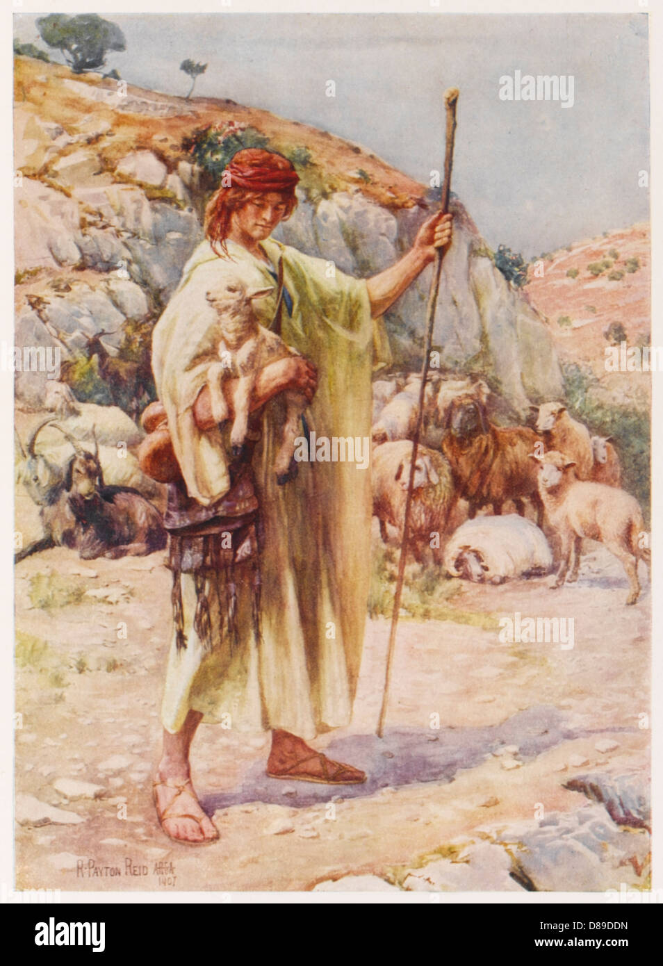 David As Shepherd Stock Photo - Alamy