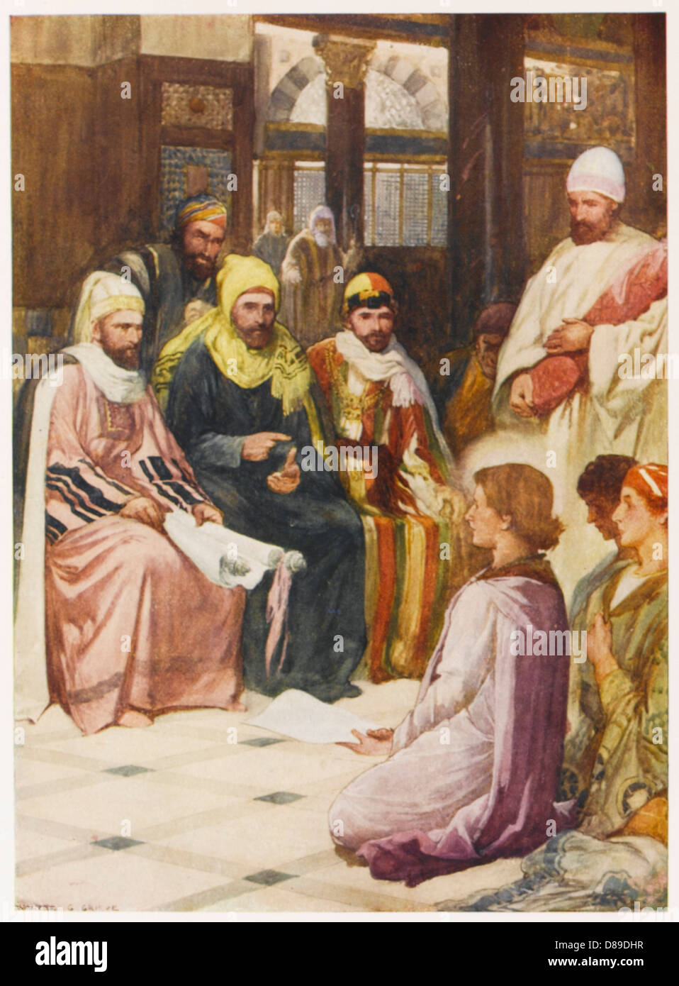 Jesus Teaching In The Temple