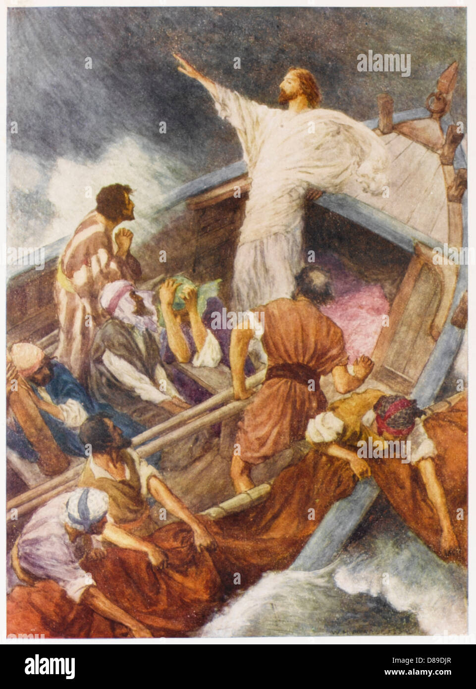 Jesus Calms The Storm High Resolution Stock Photography and Images - Alamy