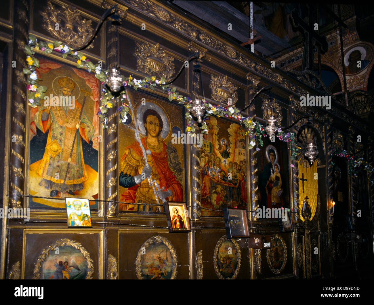 Plovdiv Bulgaria Church of the Holy Virgin - Iconostasis Stock Photo ...