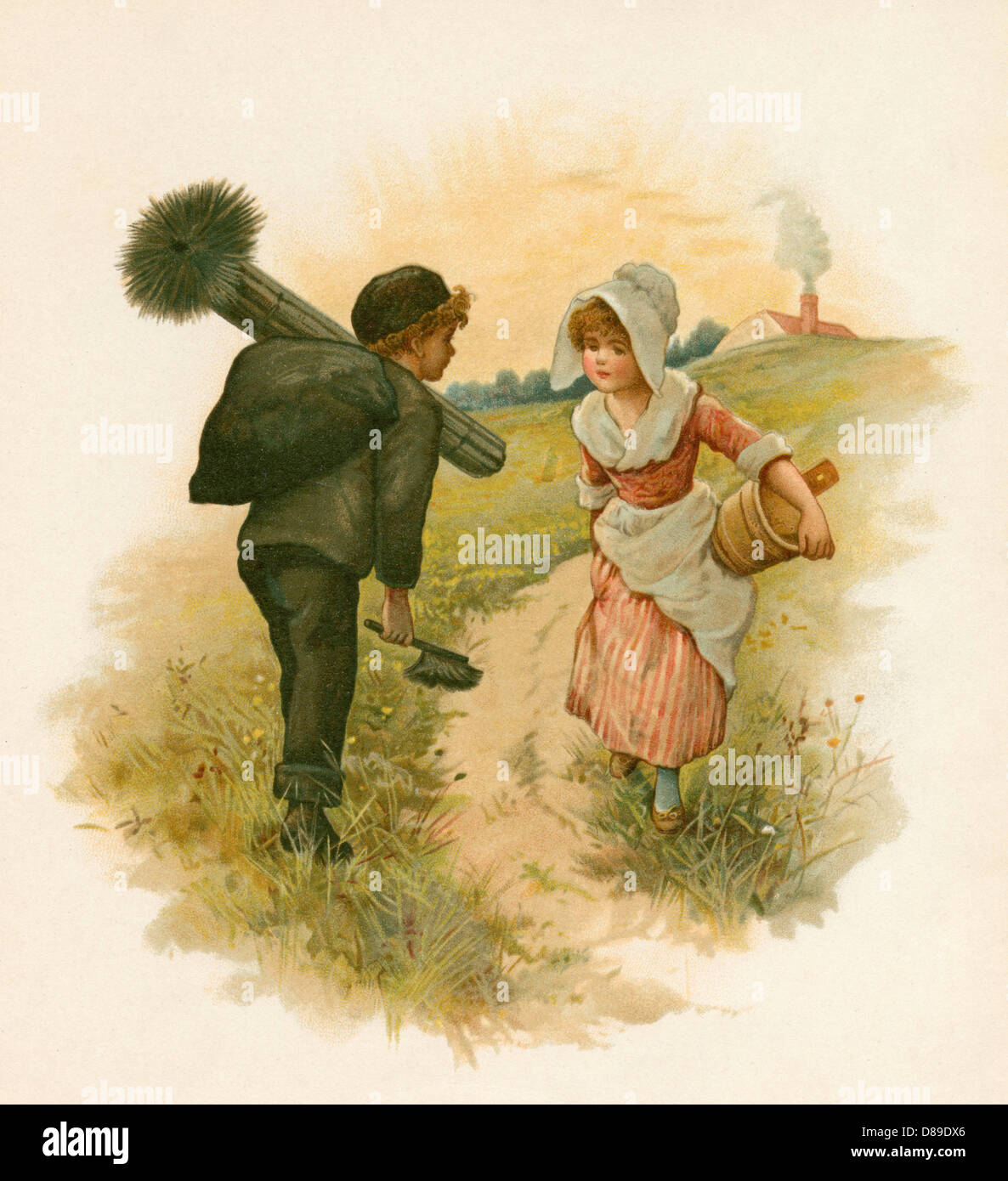 Milkmaid boy hi-res stock photography and images - Alamy