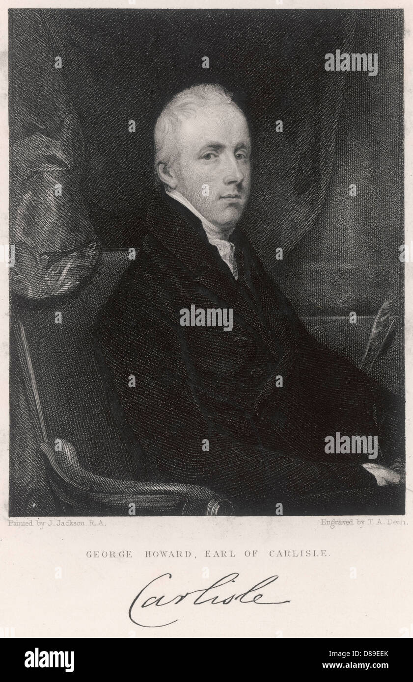 Howard george earl carlisle hi-res stock photography and images - Alamy